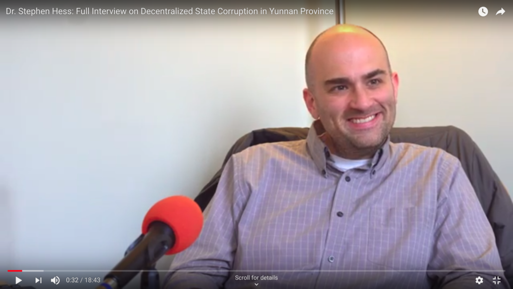 Full Interview: Dr. Stephen Hess on Decentralized State Corruption in ...